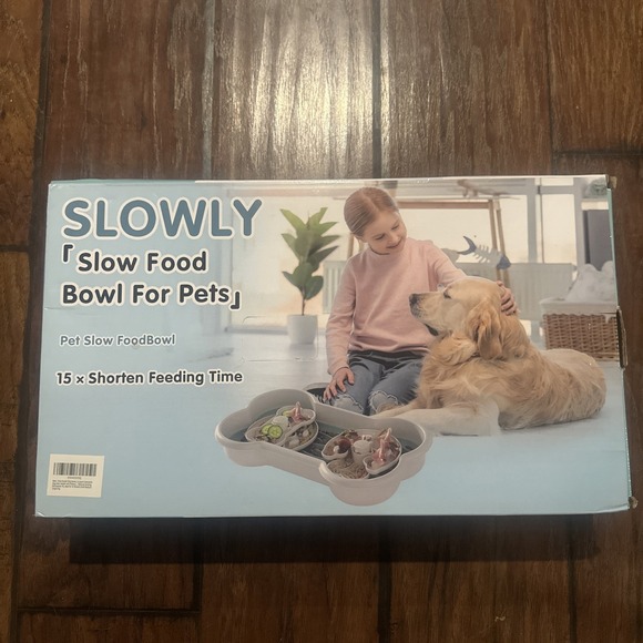 The Unbranded Brand | Dog | Pet Slow Eating Dish Bowl Dog Anti Choke ...